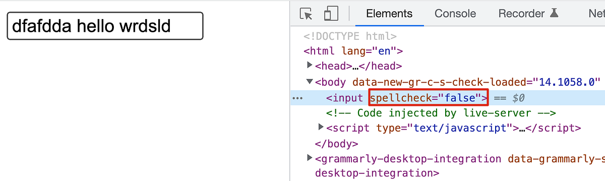 How To Turn Off Spellcheck Globally for All Input Boxes in a React ...