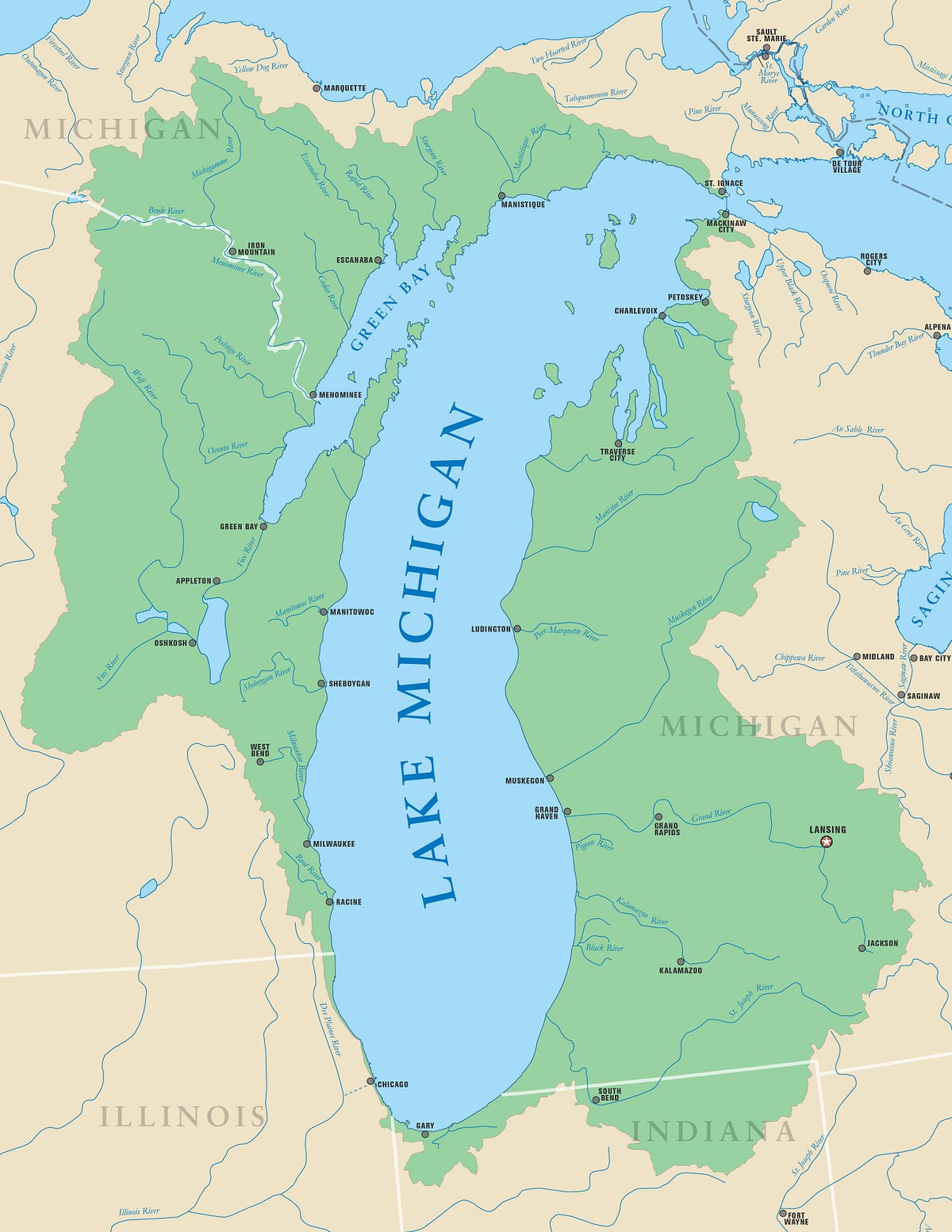 Rising deep Lake Michigan temperatures may portend shorter winters ...