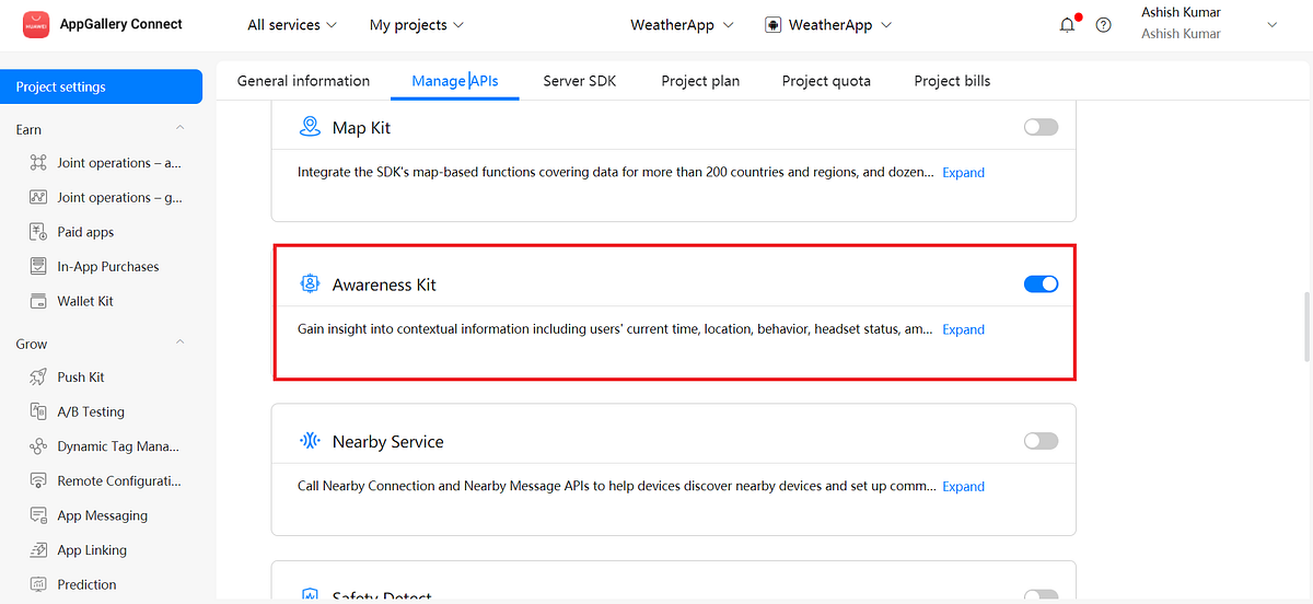 Intermediate: Integrating Huawei Awareness and Site Kit for Weather App ...
