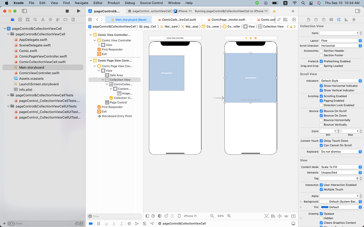 Collection View 左右滑動畫面 【課程紀錄】collection View By Jru 彼得潘的 Swift Ios App 開發教室 Sep 2022