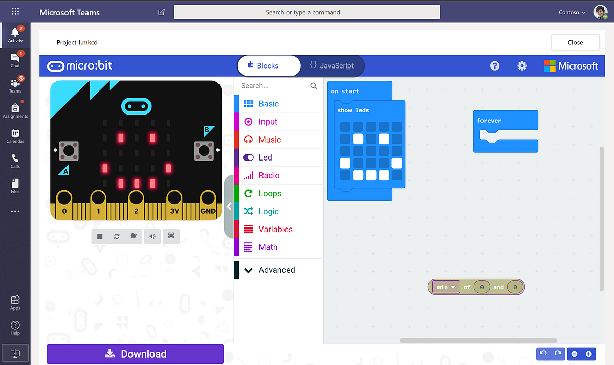 สั่งการบ้านด้วย MakeCode บน Microsoft Teams | by Mos Noppadol Rattanawisadrat | MSEDUTH | Medium
