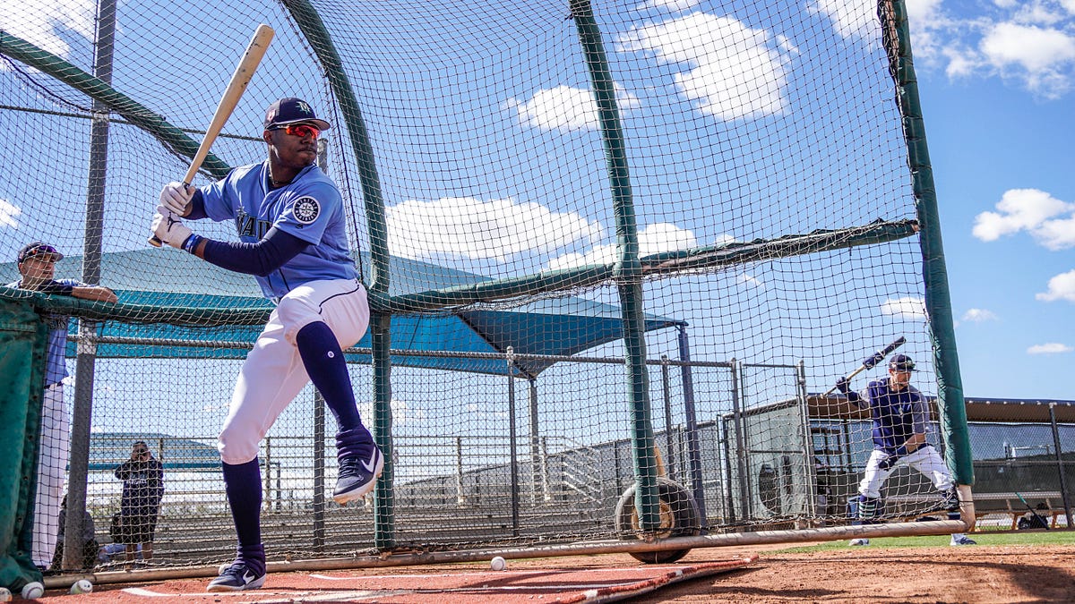 Kyle Lewis is still grinding. The Mariners prospect was the first to ...
