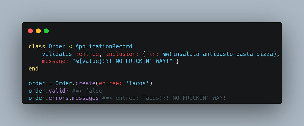 Active Record Validations. This blog explains what Active Record… | by Christopher Michael ...