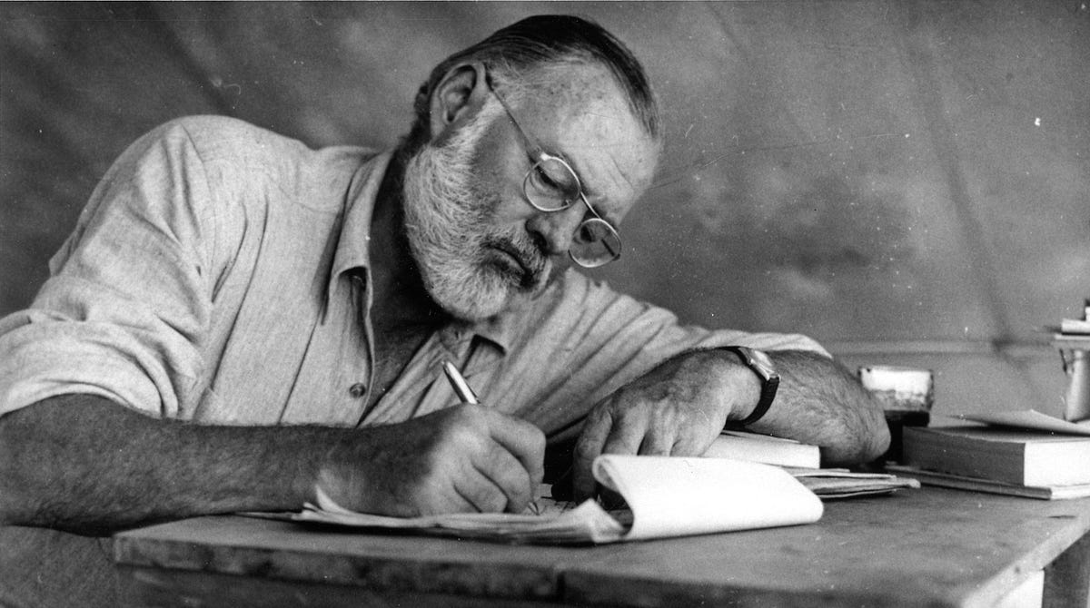 Thank You Hemingway!. I’m writing this on the Hemingway… | by donal ...