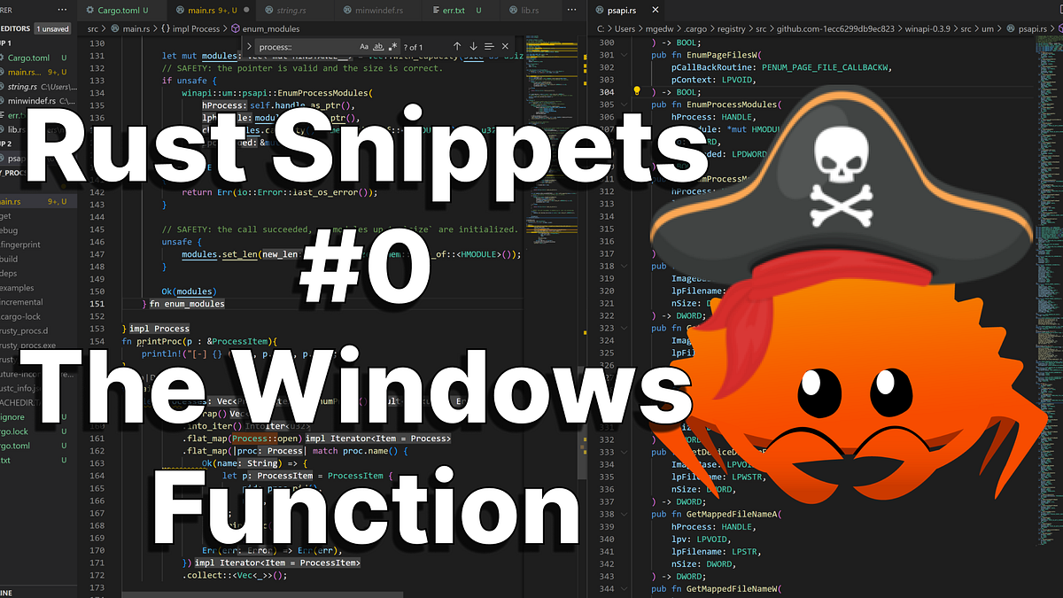 Rust Snippets #0 — The Windows Function | by Mitch Edwards | Jan, 2023 | Medium