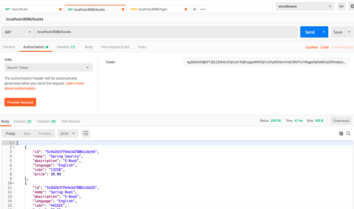 Secure REST endpoint using Spring Security 5.x and JWT | by ... Secure REST endpoint using Spring Security 5.x and JWT | by ...