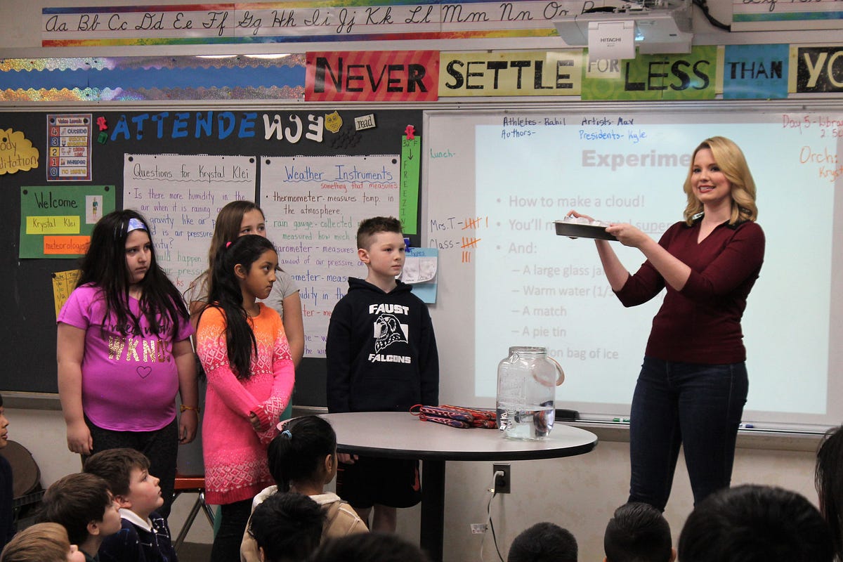 Learning from the best. NBC10 meteorologist Krystal Klei gives… | by ...