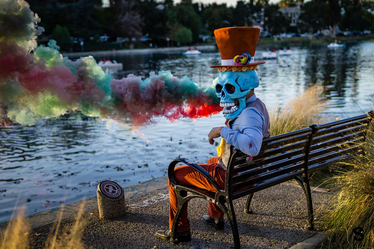The Grim Weeper. Lit Up — June’s Prompt: Lucky sentence | by Svani ...