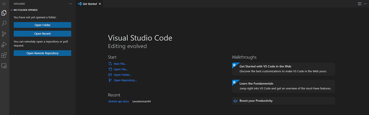 Cool trick: open any Github repo in vscode online! | by Wouter | Medium