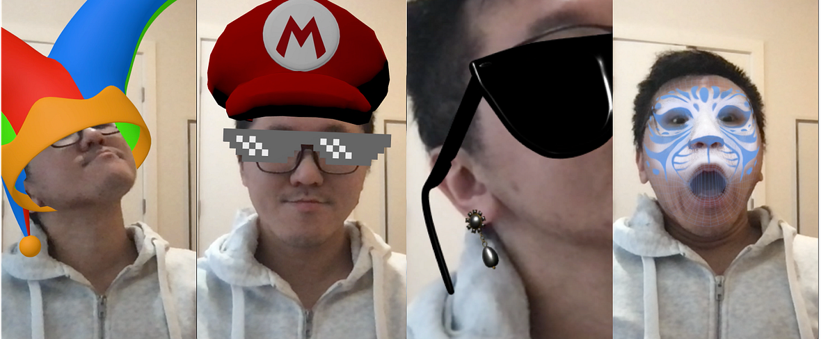 Webar Face Tracking With 10 Lines Of Code By Hiukim Yuen Web Augmented Reality Development