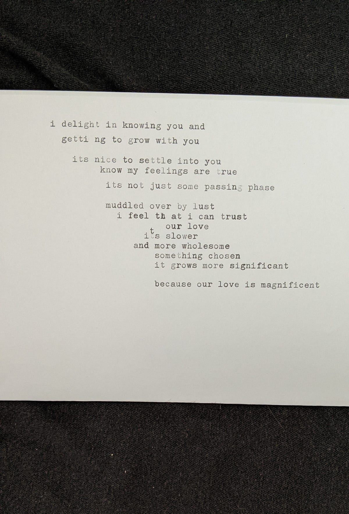 Slow Burn - Paper Poetry - Medium