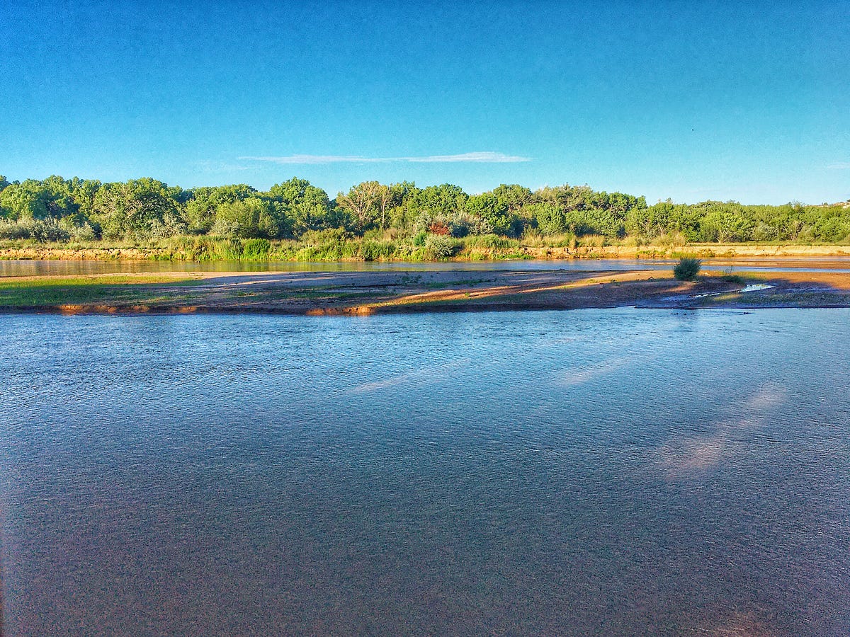 Water in decline. Farewell.. So, two weeks ago this river — the Rio ...