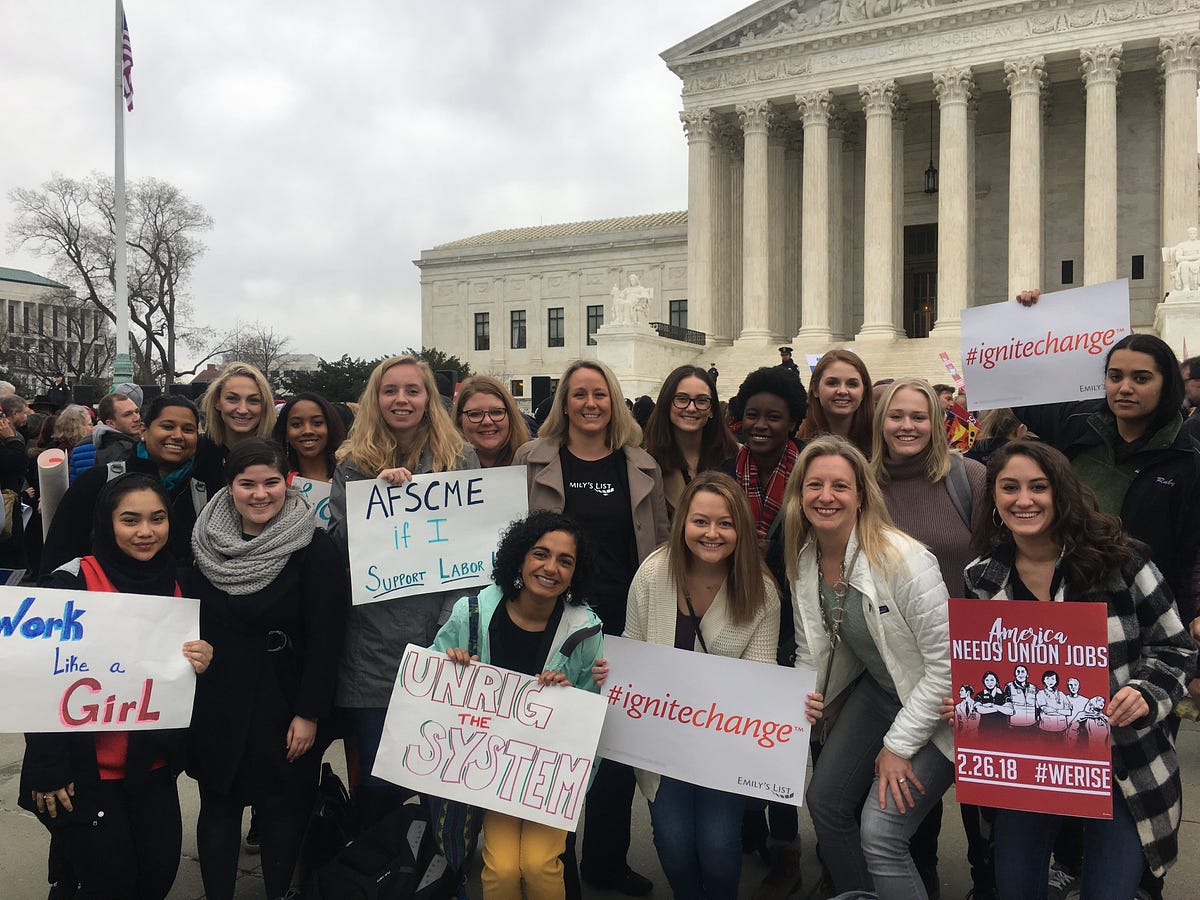 Working Women Depend on Strong Unions | by EMILY's List | Medium