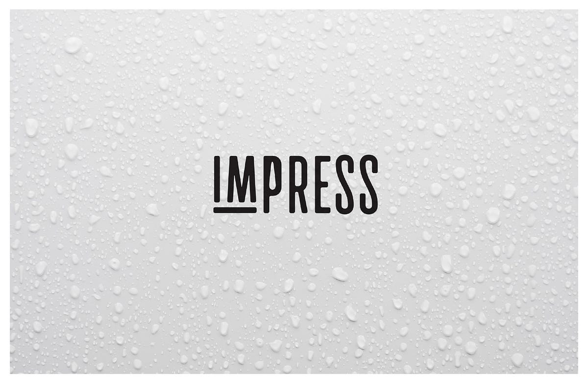Impress Brand Identity by: Jimmy Berthelet | by Mario | Croativa | Medium