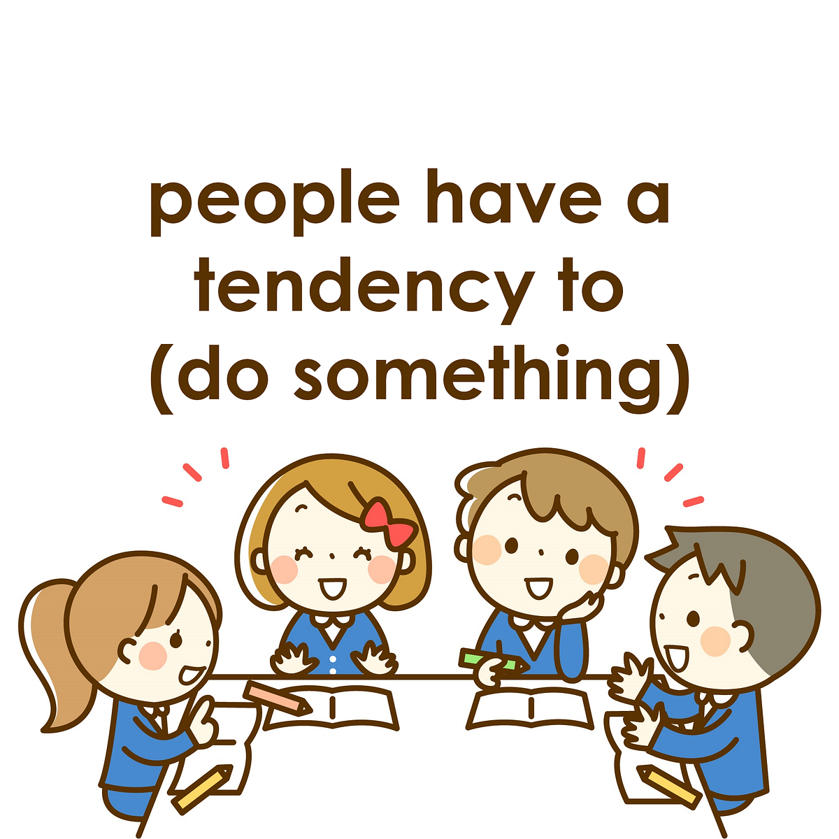 people have a tendency to (do something) | by 小實老師教英文 | 小實老師教英文 | Medium