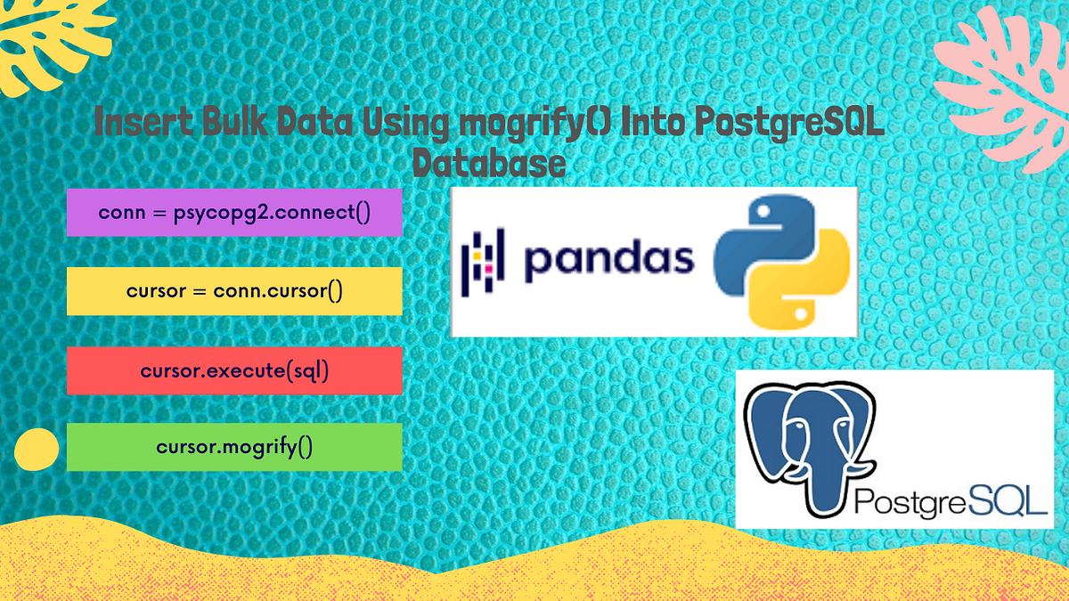 Part 3 4 Pandas Dataframe To Postgresql Using Python By Learner