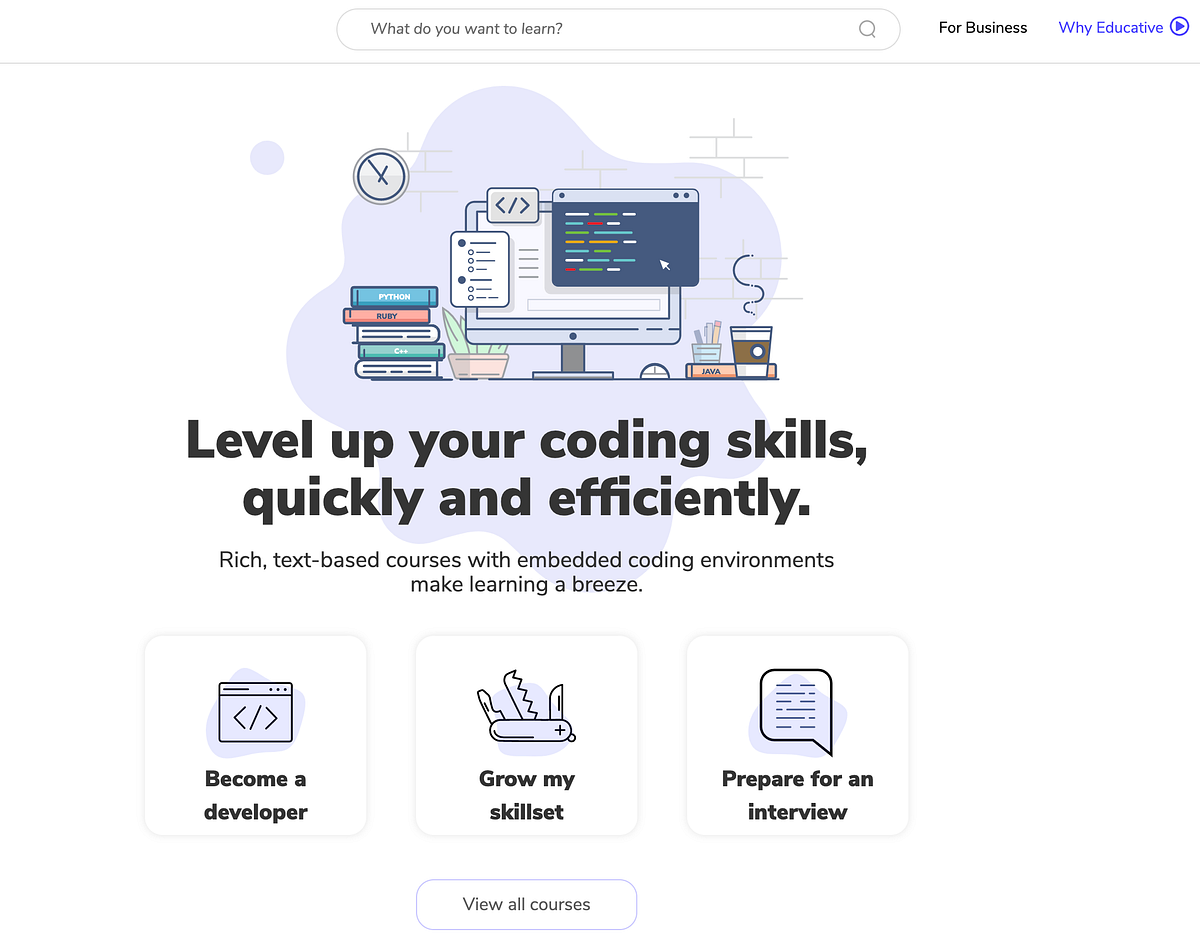 Top Courses on Educative.io. Educative.io is one of the most… | by Double Pointer | Tech Wrench ...