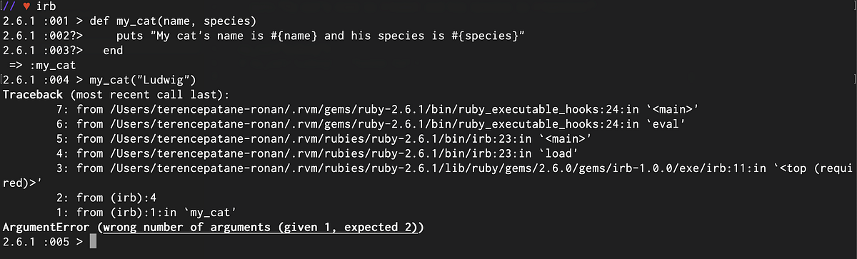 Basic Ruby Error Reading. The Importance of Reading Error… | by Terence ...