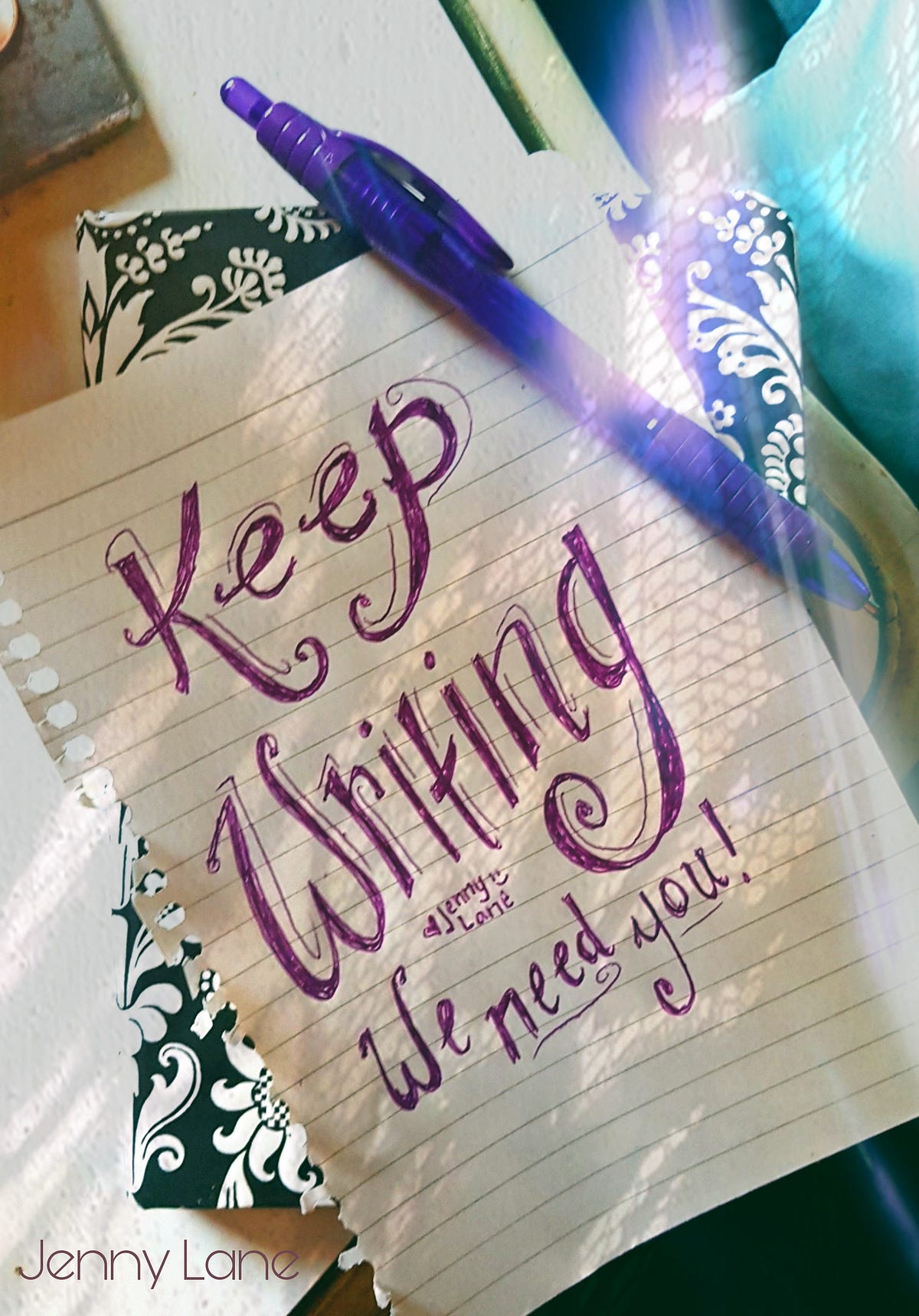 Dear Writers Here, We Need You. Keep Writing! | by Jenny Lane | Medium