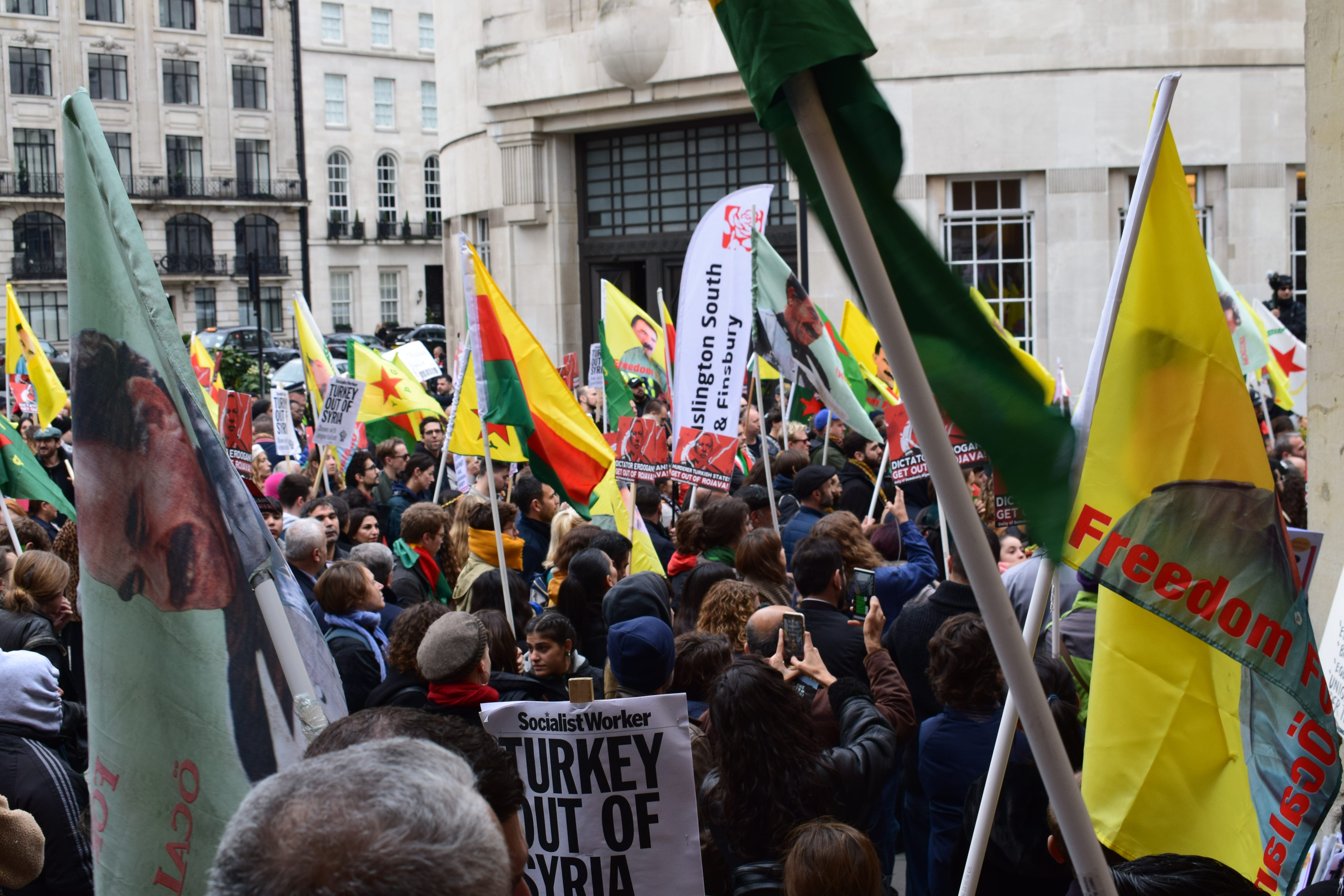 Photos: Kurdish activists march from BBC to Parliament — 2019 | by Matt ...