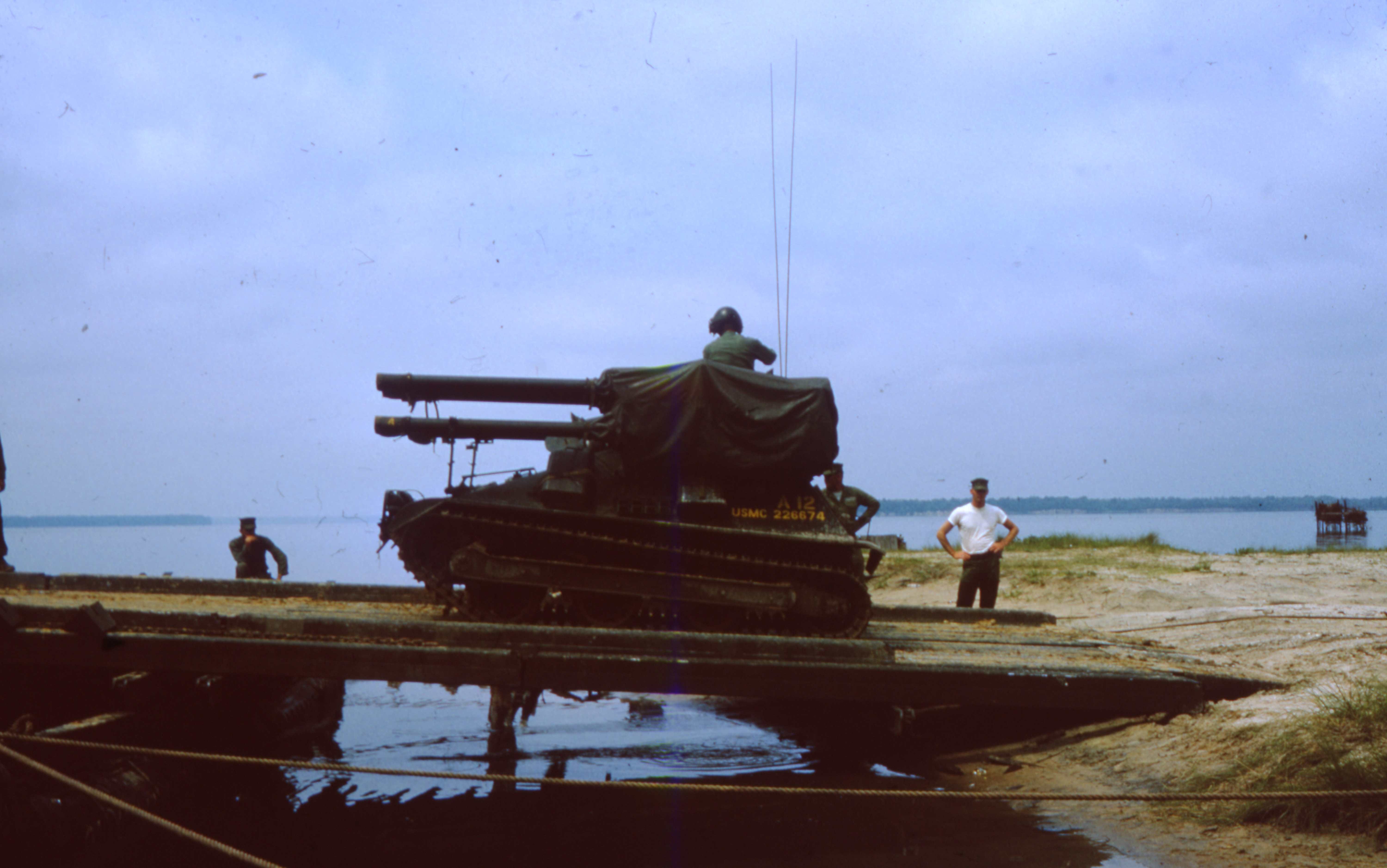1960s Camp Lejeune Floating Bridge Construction and Training | by ...