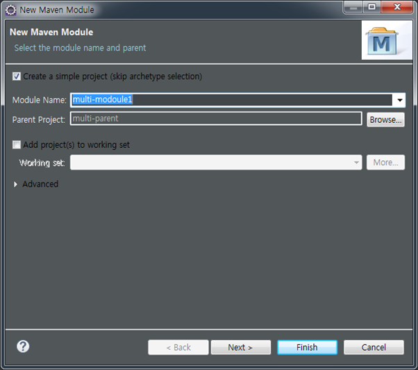 Maven Multi Module 생성. 먼저 Parent 프로젝트를 생성한다. | by 김광수 | Medium