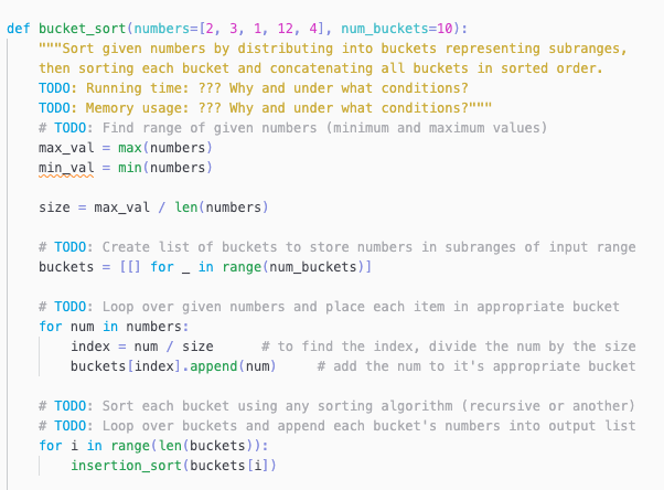Bucket Sort Algorithm. Bucket sort is an algorithm used to… | by Alanna ...