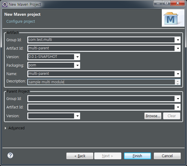 Maven Multi Module 생성. 먼저 Parent 프로젝트를 생성한다. | by 김광수 | Medium