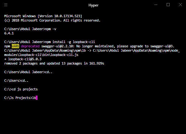 Installing Loopback And Create An App 01 By Ahmed Thaajwer D6 Digital Medium