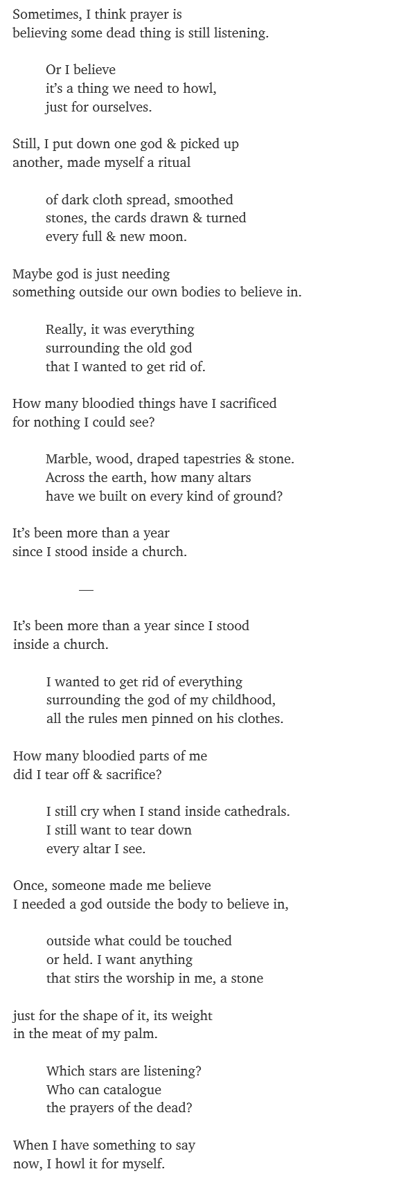 Ritual. Poetry by Liz Purvis | by Liz Purvis | Arcturus