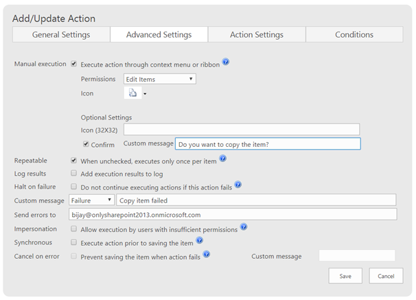 Copy List Item easily using Infowise Ultimate Forms Actions Feature | by Infowise | Medium