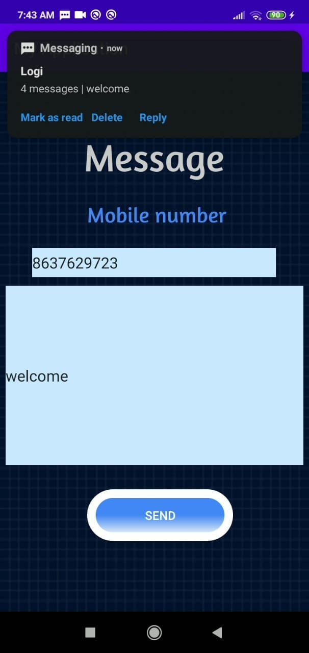 Create SMS(Messaging) APP using Android Studio | by Logith Kumar B | Medium