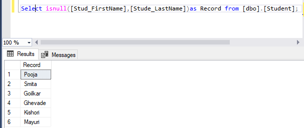 ISNULL and Coalesce functions in SQL Server. | by Pooja Patil | Medium
