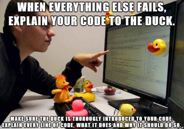 Rubber Ducking- What It Is and Why It Works | by Jay Kim | Medium
