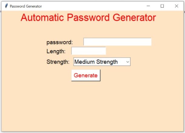Random Password Generator Using Tkinter | by Platforuma India | Nerd For Tech | Medium