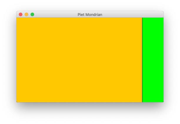 School Java Project Mondrian Art. The recursion you can see and enjoy ...