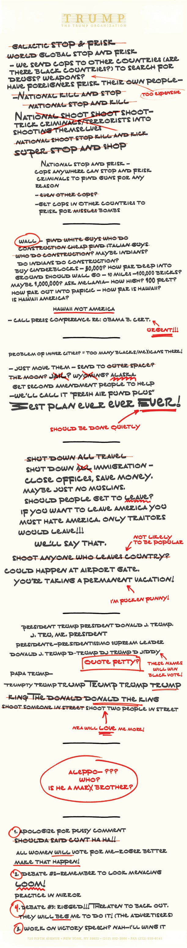 An Exclusive And Completely Factual Snapshot Of Donald Trump’s Speech ...
