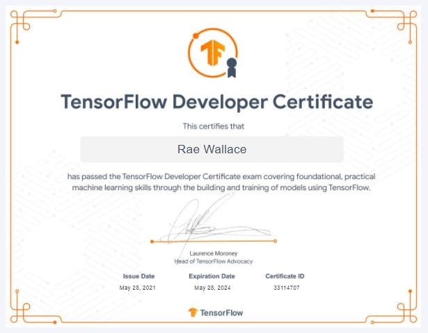 5 Steps to Passing the TensorFlow Developer Certificate | by Rae Wallace | Analytics Vidhya | Medium