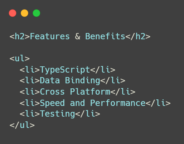 Understanding Angular : Introduction, Architecture, Features, Benefits ...