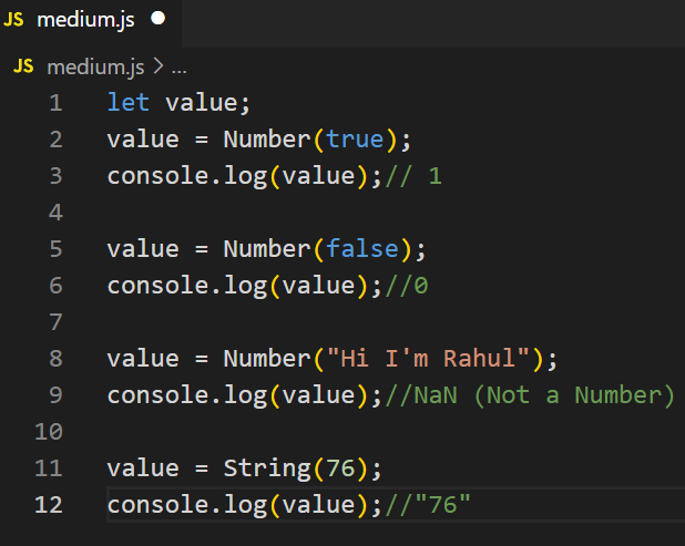 Learn JavaScript With Me-V. Type Conversion in JavaScript(JS) | by Rahul Kumar Das | Aug, 2022 ...