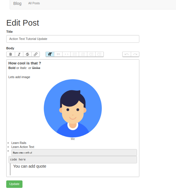 Action Text | An Introduction of Rails 6 | by Abhishek Kanojia | Medium