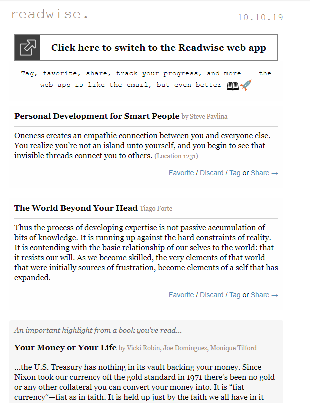 How to Remember What You Read: My Readwise Review - The Startup - Medium