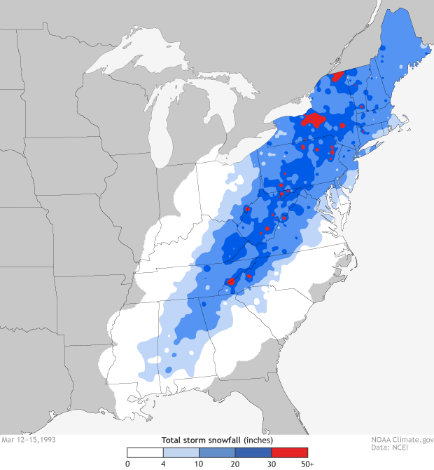 Extreme Snowfall in New England Led by Mount Washington in N.H. | by ...