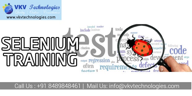 Selenium training in Chennai. SELENIUM is at present essentially the ...