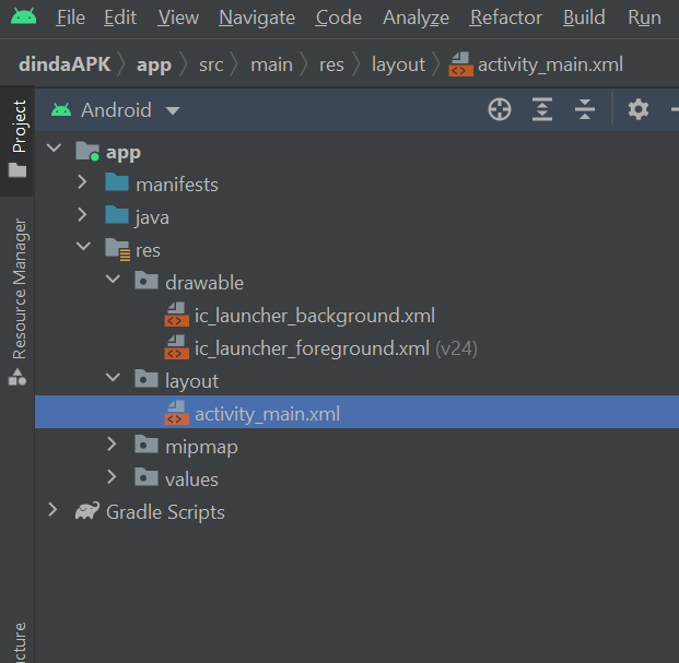 Membuat project Relative layout di Android studio ke Github. | by ...