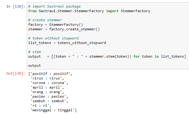 Basic Text Preprocessing menggunakan NLTK | by Muhammad Yunus | Medium