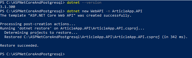 Getting Started With Asp Core 3 1 Entity Framework