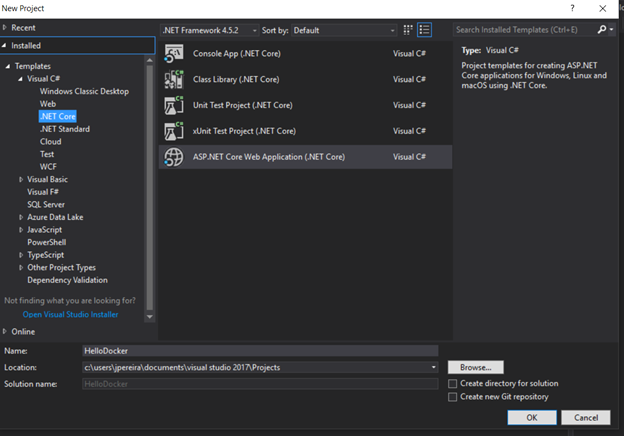 Hello world: .NET Core, Docker microservice I | by Joel Pereira | Medium Hello world: .NET Core, Docker microservice I | by Joel Pereira | Medium