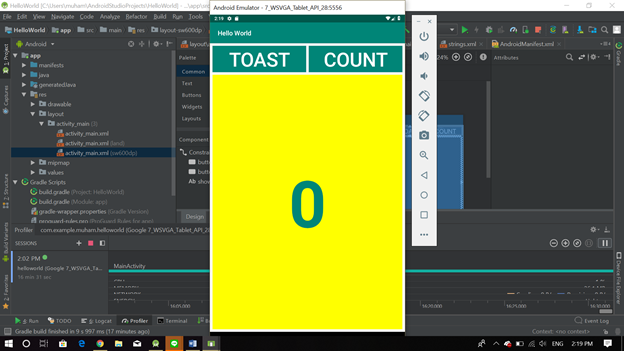 Android Studio 1. Muhammad Farhan Zuhdy (1202160321) /… | by farhan zuhdy | Medium