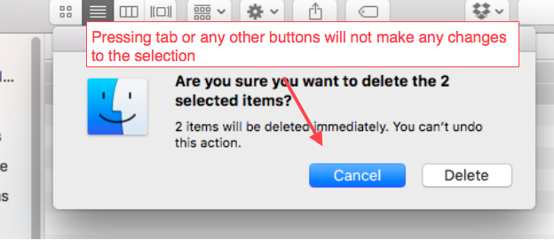How to navigate between Windows / Dialog Buttons Selection in Mac OS using the Tab Key | by Yee ...